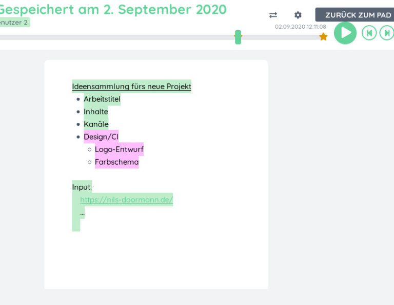 Etherpad | Nils Doormann